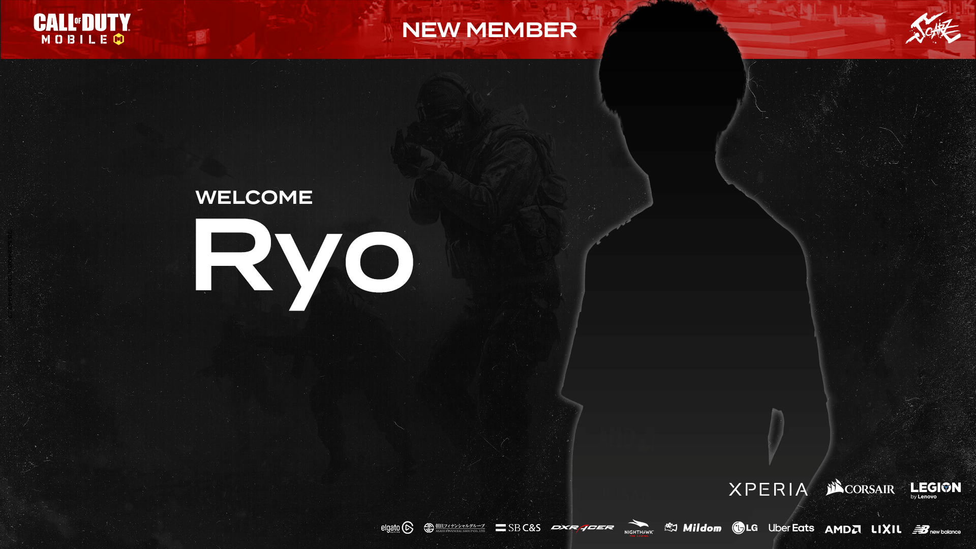 【CoD MOBILE】Ryo選手新規加入のお知らせ | SCARZ Official Site