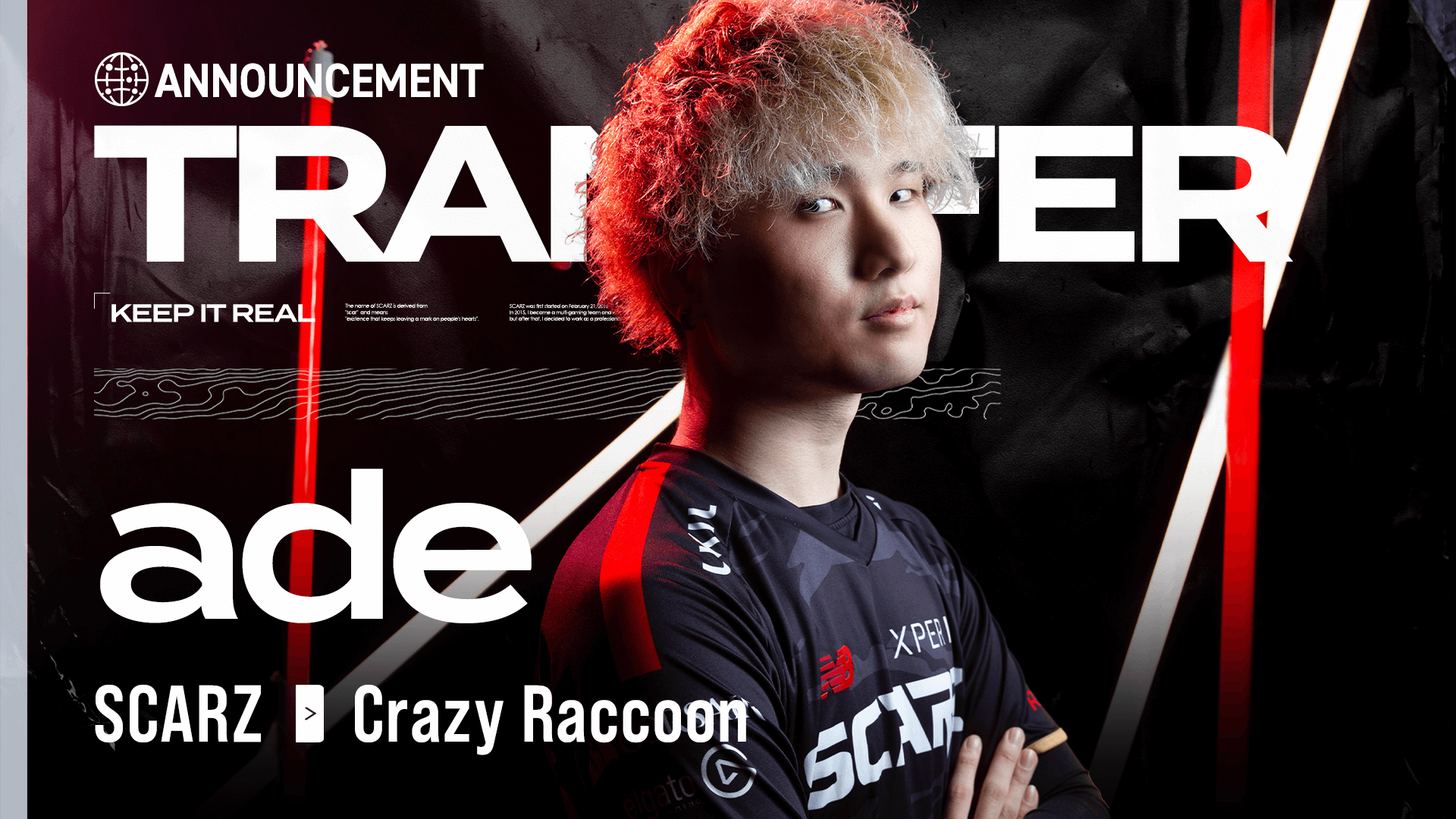 【VALORANT】ade選手移籍のお知らせ | SCARZ Official Site