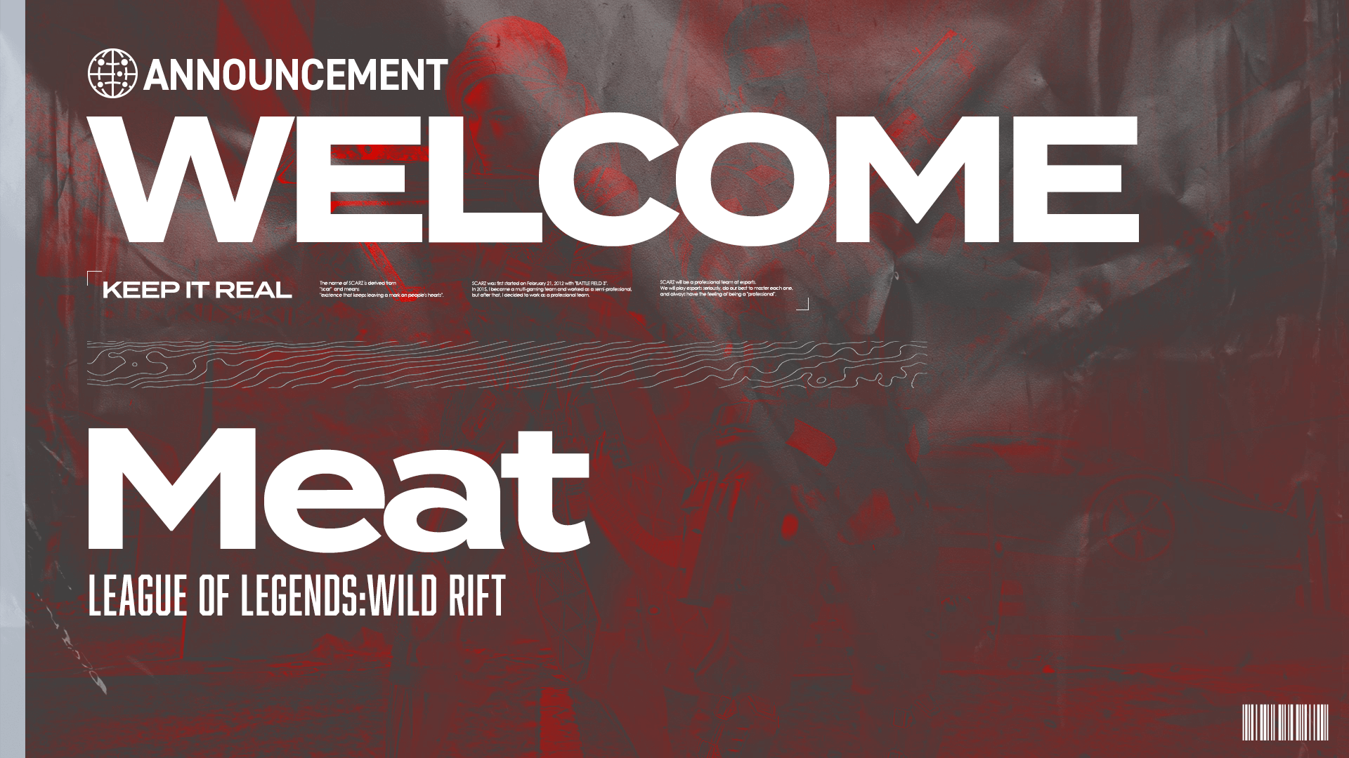 【LoL:WildRift】Meatアナリスト加入のお知らせ | SCARZ Official Site