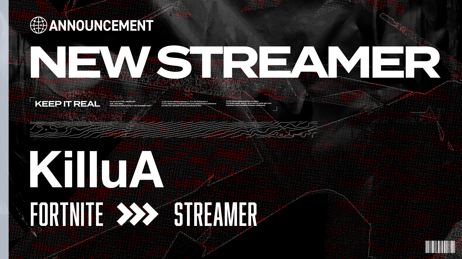 【Fortnite】KilluAマネージャー ストリーマー移籍のお知らせ | SCARZ Official Site