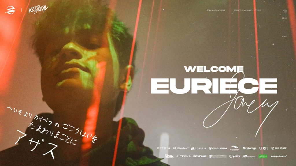 Contents Creator】 Euriece Joins SCARZ