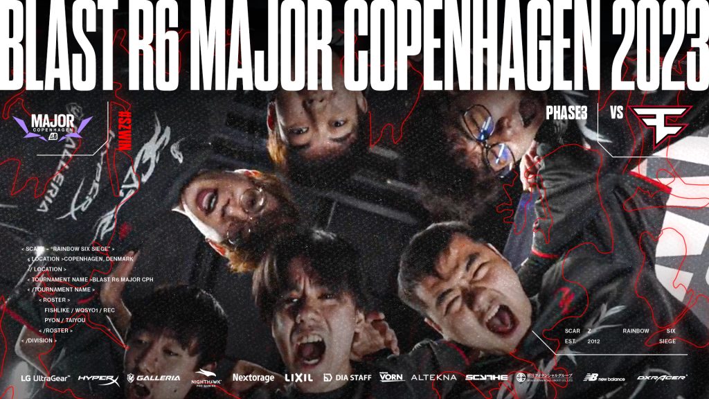【R6S】世界大会「BLAST R6 Major Copenhagen 2023」Best5-8thの結果報告 | SCARZ ...