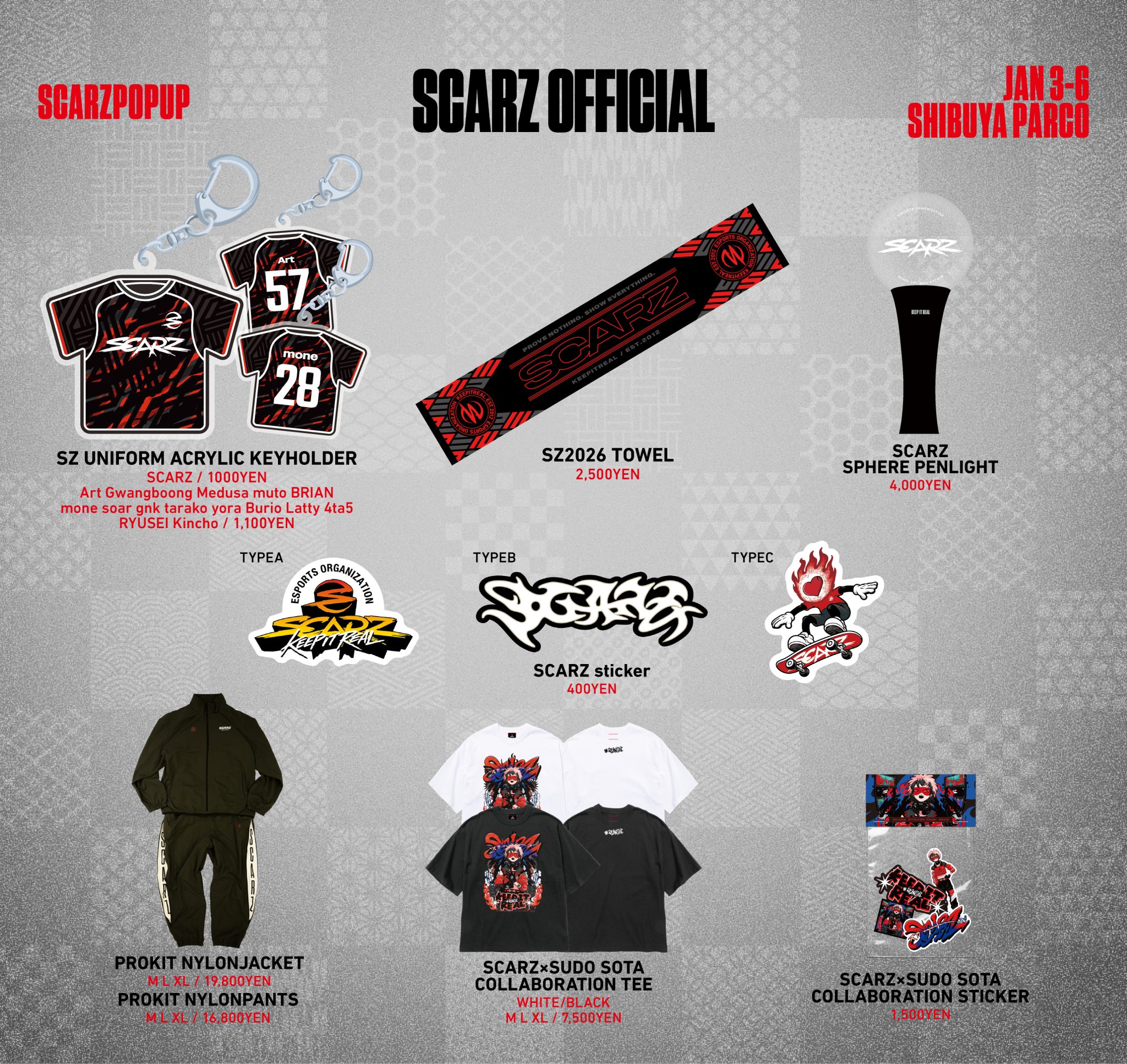 OFFICIAL | SCARZ Official Site